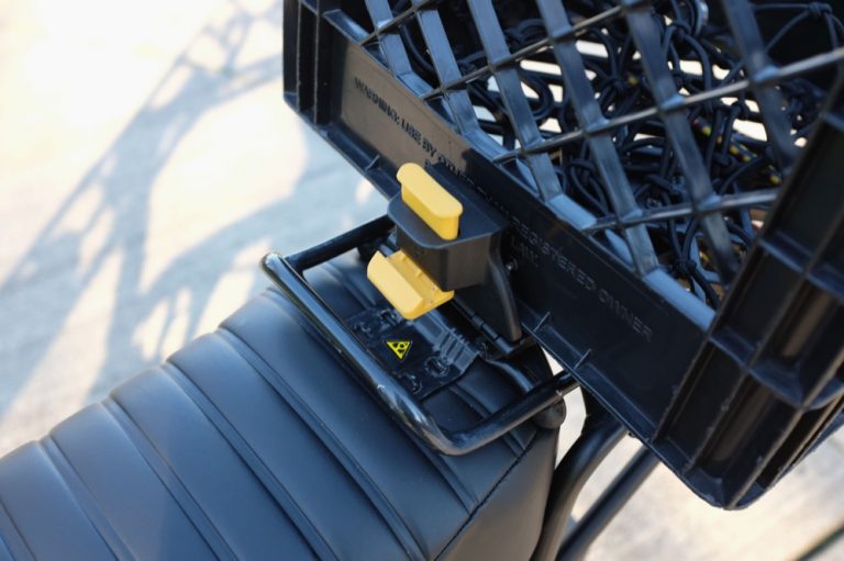 DIY Removable Rear Bike Basket - Quick Release for eBikes - Go Motorbikes